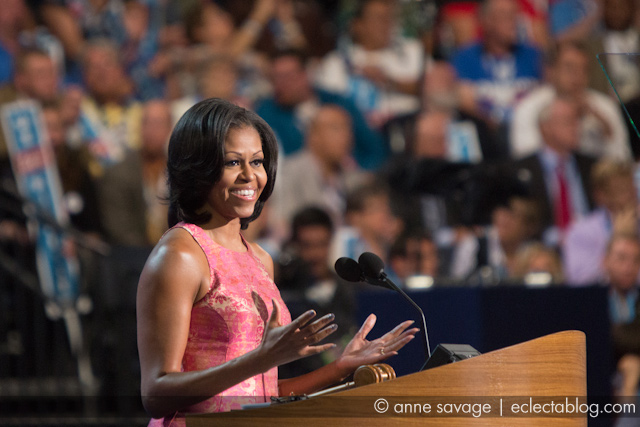 Michelle Obama’s 2012 DNC speech with photos and transcript | Eclectablog